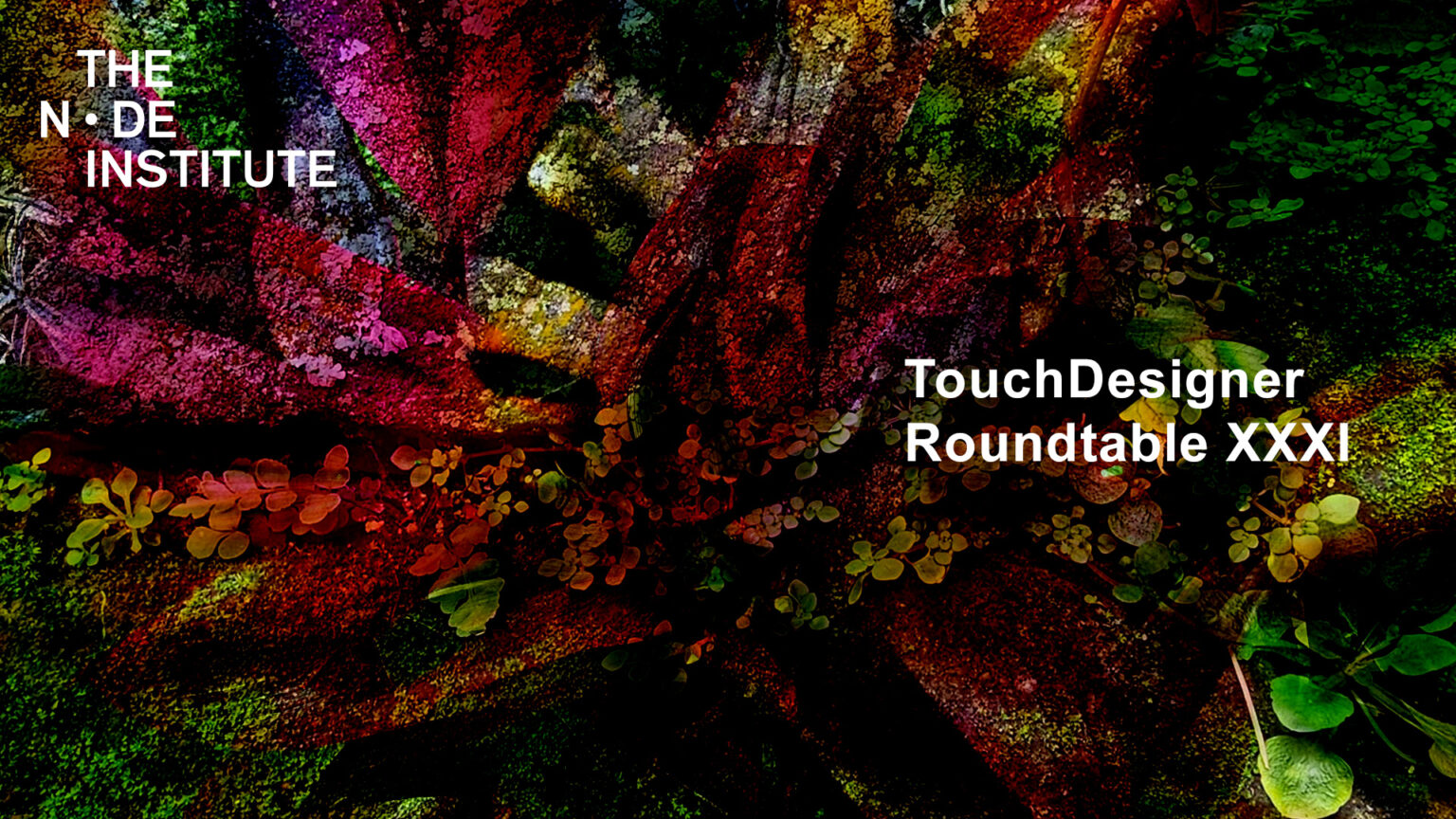 TouchDesigner Roundtable XXXI – The NODE Institute