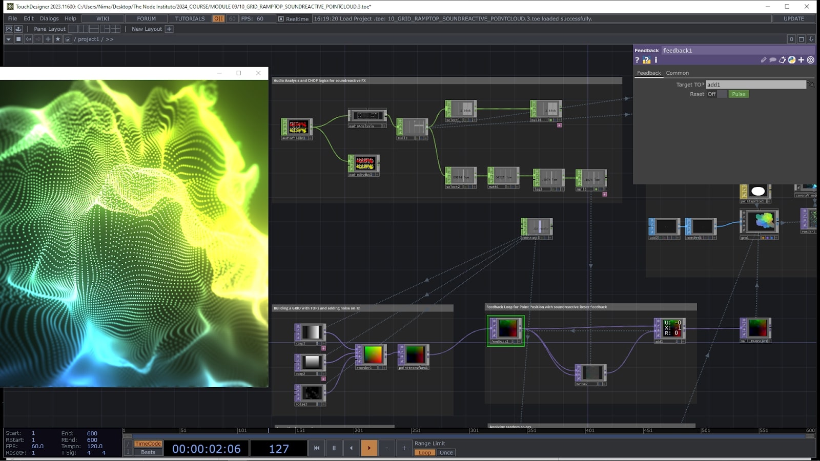 TouchDesigner Beginners Class SS25 – The NODE Institute