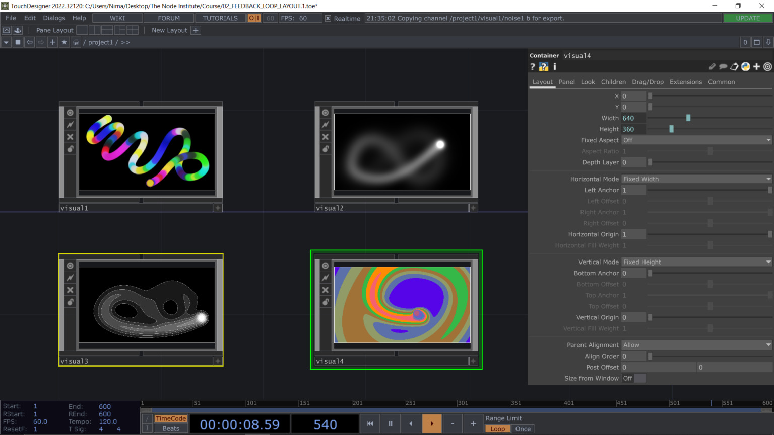 TouchDesigner Beginners Class SS25 – The NODE Institute TouchDesigner Beginners Class SS25 – The NODE Institute