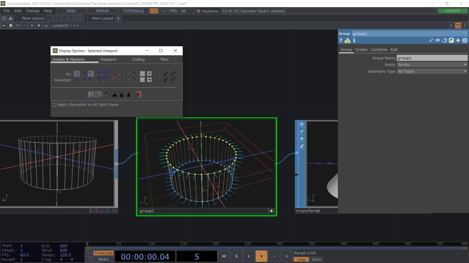 TouchDesigner Beginners Class SS25 – The NODE Institute