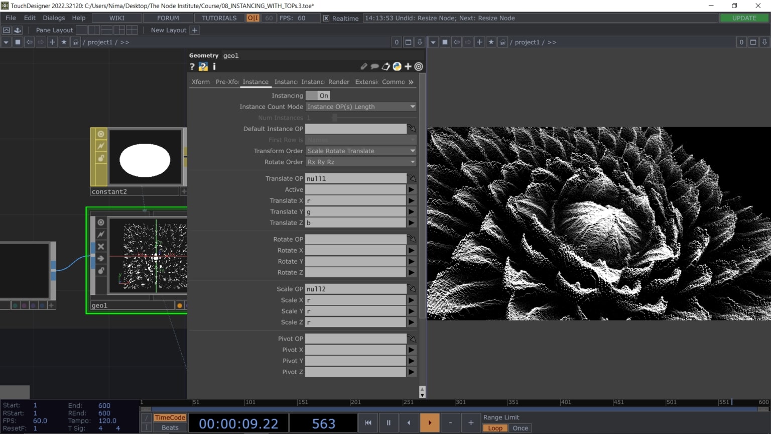 TouchDesigner Beginners Class SS25 – The NODE Institute
