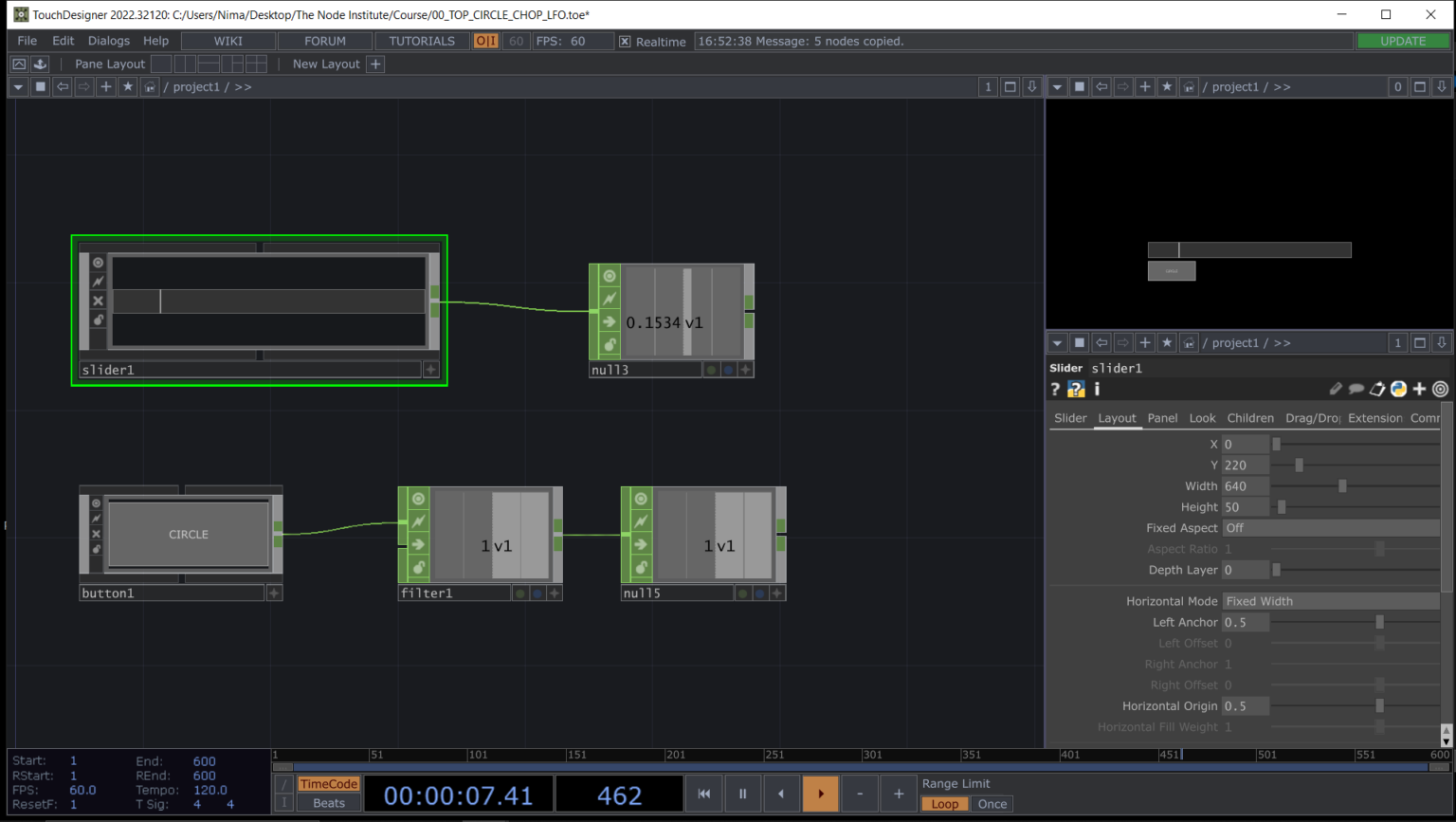 TouchDesigner Beginners Class SS25 – The NODE Institute